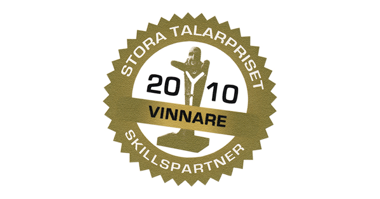 Vinnare av Stora Talarpriset 2010 - SaraClaes/Sara Lund